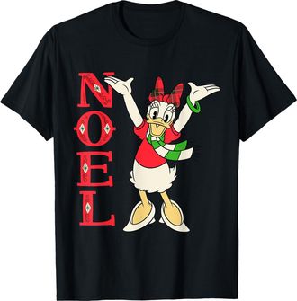Disney Vintage Daisy Duck Noel Holiday T-Shirt T-Shirt