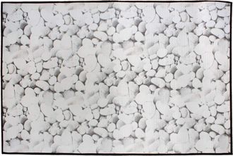 friedola 75150 BBQ Grillmatte Stones Bodenschutzmatte ca.80x120cm