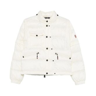 Moncler Femme, Vestes, Blanc, Taille: 36 FR Mauduits Down Jacket