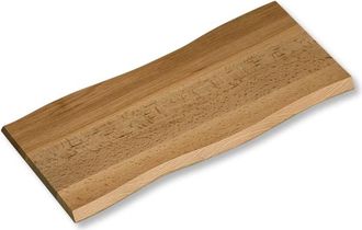 KESPER Schneidebrett Servierbrett Buche rustikal Kernbuche 38 x 17 x 1,5 cm 85116