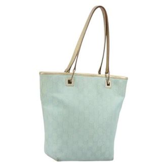 Gucci Pre-owned Vintage GG Canvas Tote - - Pre-owned - Damen - Blau - ONE SIZE