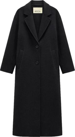 Kocca Mimmi Langer Mantel - - Coats - Damen - Schwarzk - S