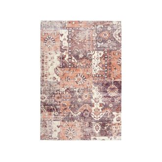 Paris Prix Paris Prix - Tapis Vintage à Poils Courts Indiana iv Terracotta 80 x 150 cm