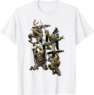 Teenage Mutant Ninja Turtles TMNT Teenage Mutant Ninja Turtles Comic Action Classic Group T-Shirt