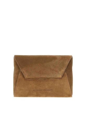 Brunello Cucinelli Sac Bandouli&egrave;re - Marron