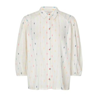 Lollys Laundry Femme, Blouses et Chemises, Multicolore, Taille: 44 FR Chemise Heidill avec &Eacute;paules Tombantes