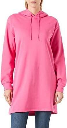 Jack & Jones Jack & Jones JXABBIE LS REL Every Brush Hood Dress Robe Sweat, Carmine Rose/imprimé : Logo Jjxx Magenta, S Femme
