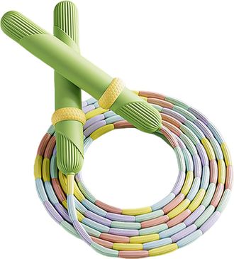 Generico Trainingsseil für Erwachsene: Fitness-Seil mit verstellbarer Länge, tragbares Design, weiche Griffe, verhedderungsfreie Konstruktion, mit Innen- und A