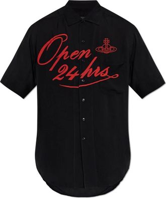 Vivienne Westwood Homme, Chemises, Noir, Taille: M Casual Chemises