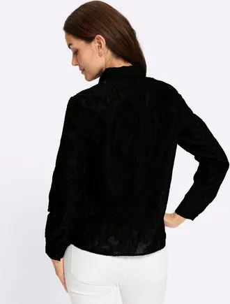Heine Klassische Bluse Bluse Langarm