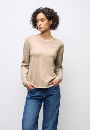 Street One Strickpullover mit Materialmix