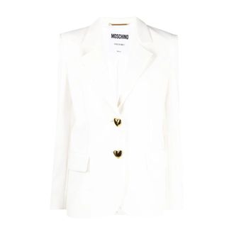 Moschino Blazer - - Jackets - Damen - Wei&szlig; - L
