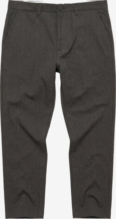 Knowledge Cotton Apparel Herren vegan Hose Chuck Regular Fischgrat Dunkelgrau Meliert
