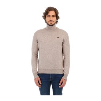 La Martina Tricot Rollkragenpullover - - Knitwear - Herren - Grau - M