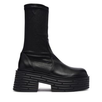 AGL Stiefeletten AGL Lignes Stretch D783506PGK Schwarz