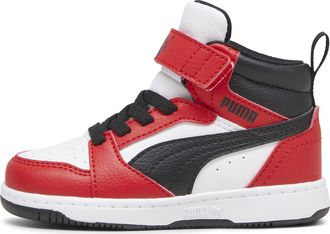 Puma Basket mi-haute Rebound V6 B&eacute;b&eacute;, Chaussures, Blanc, 21