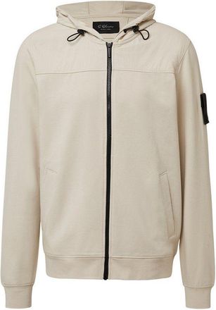 s.Oliver Sweatjacke Sweatshirt Jacke Sweatshirt-Jacke im Materialmix mit hochwertigen Details