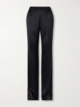 Tom Ford Pantalon En Satin De Soie - Noir