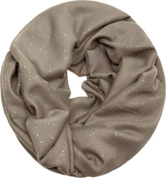 Glamexx24 Loop Schal Damen Schlauchschal Glitzer Unifarbener Rundschal Halstuch f&uuml;r Fr&uuml;hling, Sommer, Herbst, Winter