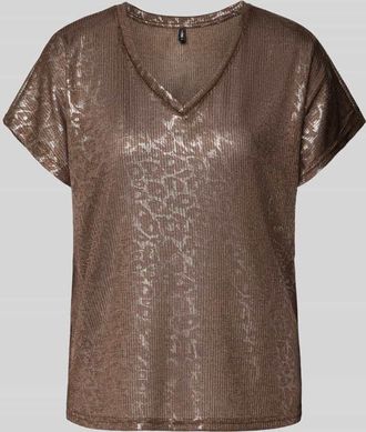 Only T-Shirt mit Allover-Print