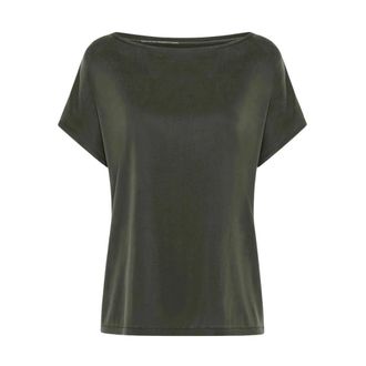 Roberto Ricci Design Rrd, Femme, Tops, Vert, Taille: 40 FR Cupro Square Shirty