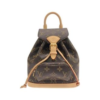 Louis Vuitton Pre-owned Sac &agrave; dos Montsouris Mini Monogram - Femme - Pre-owned - Brun - Taille: ONE Size