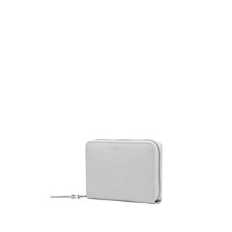 Gianni Chiarini Femme, Accessoires, Blanc, Taille: ONE Size Grain Zip-Around Wallet