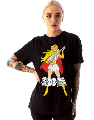 Masters of the Universe She-Ra T-Shirt Prinzessin der Macht Motu Damen Damen Superheld Geschenk Top Small
