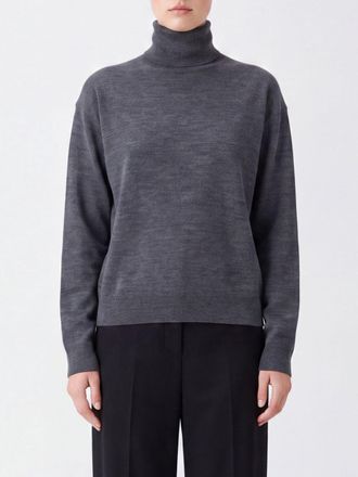 Semicouture Rollkragenpullover aus reiner Schurwolle mit &uuml;berschnittenen Schultern