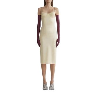 MUGLER Damen, Kleider, Beige, XSGr&ouml;&szlig;e