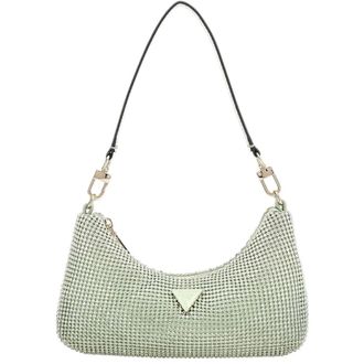 Guess Femme, Sacs, Vert, Taille: ONE Size Zalina Top Zip Shoulder Bag