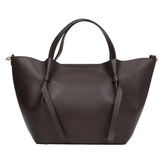 Estro & Luminara Bootsf&ouml;rmige Handtasche - - Bags - Damen - Braun - ONE SIZE