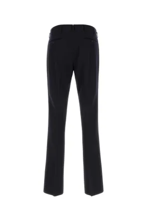 Prada Virgin Wool Trousers - Navy