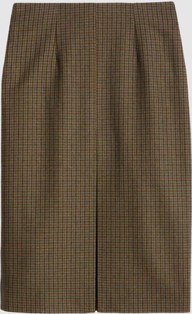 Vanessa Bruno Jupe Mi Longue Felindra Kaki