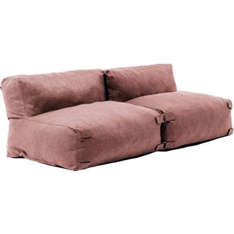 Oviala Salon de jardin modulable 2 places terracotta - Mixi
