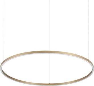 Ideal Lux Ideal Lux ORACLE SLIM Suspension LED ronde int&eacute;gr&eacute;e 90 cm, 3000 K, laiton, 5650 lm, non dimmable