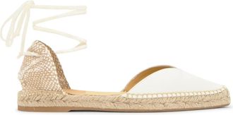 Castaner Femme, Chaussures, Blanc, Taille: 35 EU Brava Flat Espadrille