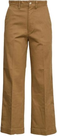 Polo Ralph Lauren Femme, Pantalons, Beige, Taille: 34 FR Wide Pantalons