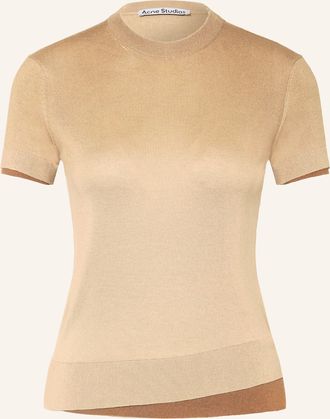 Acne Studios Strickshirt Aus Seide beige