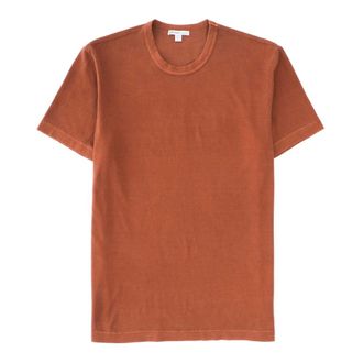 James Perse Homme, Tops, Brun, Taille: XL Short Sleeve Crew