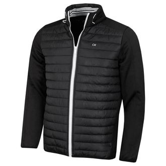 Calvin Klein Herren CK Hybrid Insulate Leichte Jacke - Schwarz/Silber - XXXXL