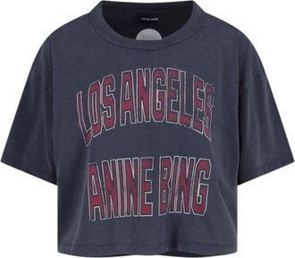 Anine Bing T-Shirt Mit Logo Johnny