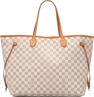Louis Vuitton Shopper - Damier Azur Neverfull GM - Gr. unisize - in Wei&szlig; - f&uuml;r Damen