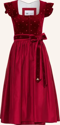 Alpenherz Alpenherz Dirndl Mit Abnehmbaren &Auml;rmeln rot