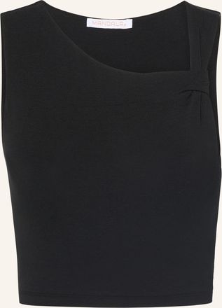 Mandala Mandala Cropped-Top Serenity schwarz