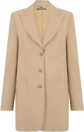 Alberta Ferretti Femme, Vestes, Beige, Taille: 40 FR Vestes