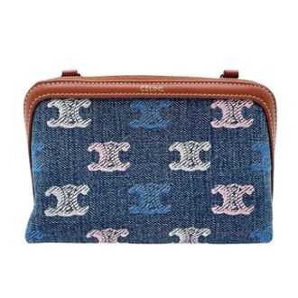 Celine Sac pochette Pre-owned - Femme - Pre-owned - Bleu - Taille: ONE Size
