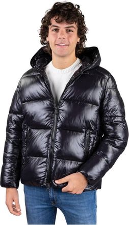 Save The Duck Homme, Vestes, Noir, Taille: XL Edgard Puffer Jacket