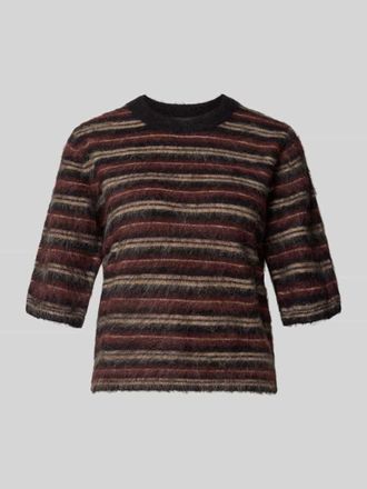 OPUS Slim Fit Strickpullover mit Streifenmuster
