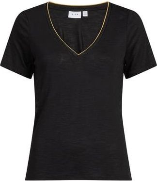 Vila T-shirt Vinoel col V